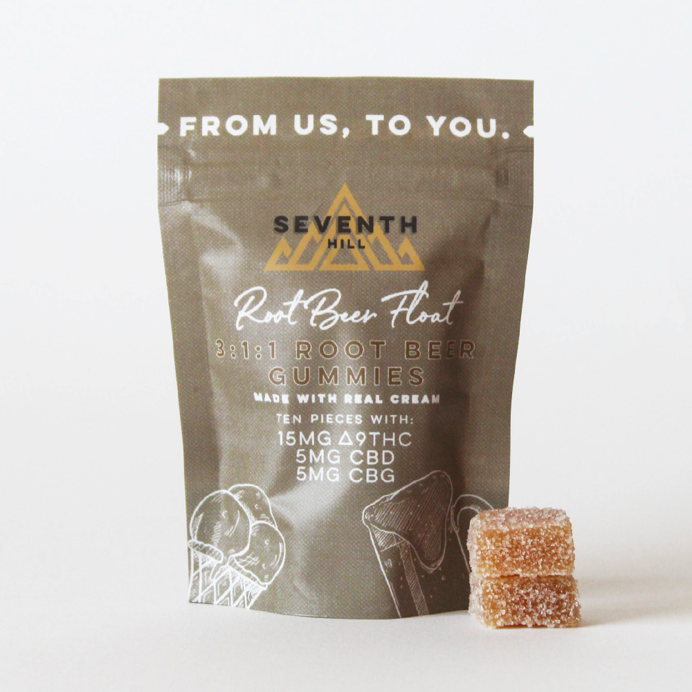 15mg THC/CBD/CBG Root Beer Float Gummies 3:1:1, 10ct | The Hemp Company ...