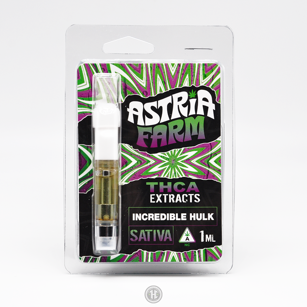 THCa Incredible Hulk (Sativa) Cart, 1g | The Hemp Company NC - The Original