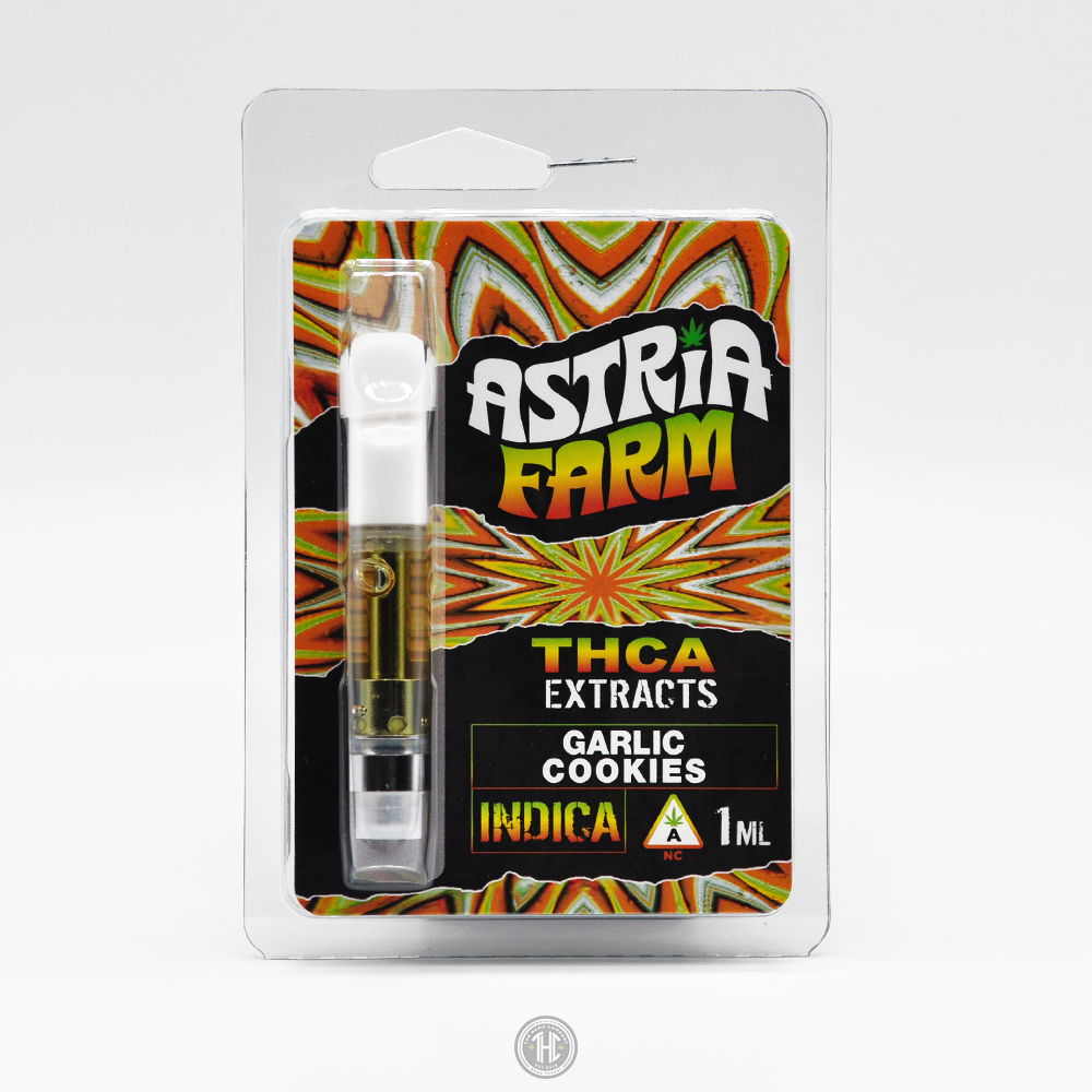 THCa Garlic Cookies (Indica) Cart, 1g | The Hemp Company NC - The Original