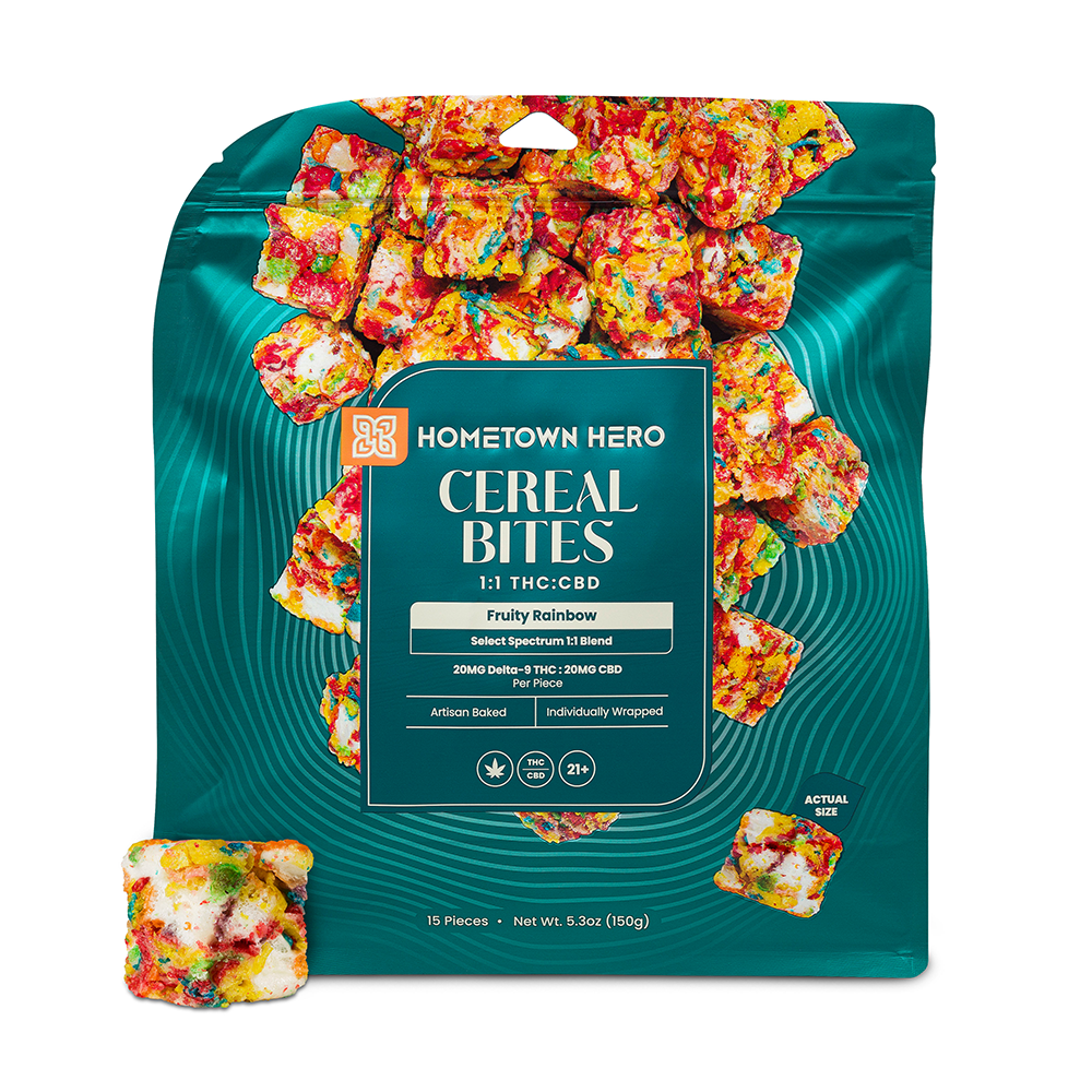 Delta 9 THC Fruity Rainbow Cereal Bites, 20mg per | The Hemp Company ...
