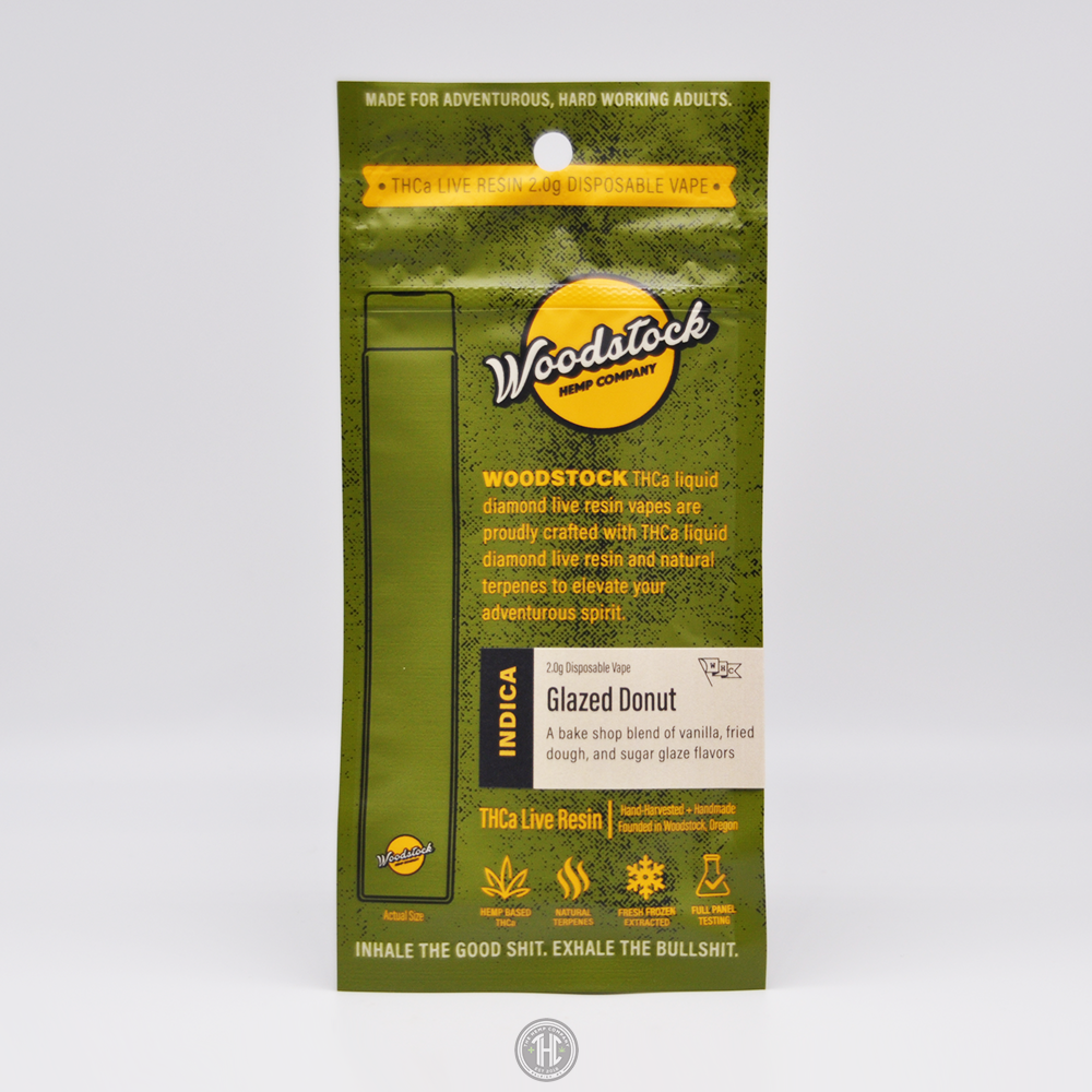 THCa Glazed Donut (Indica) Liquid Diamond Live Resin Disposable, 2g ...