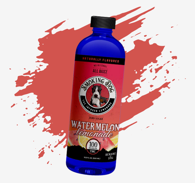 Delta 9 THC Watermelon Lemonade - Smoking Dog 100mg | The Hemp Company ...