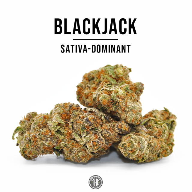 THCa Hemp Flower, Blackjack