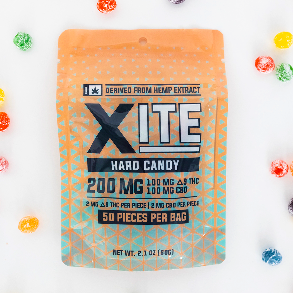 Xite Delta 9 Hard Candy 200mg | The Hemp Company - NC Hemp Dispensary